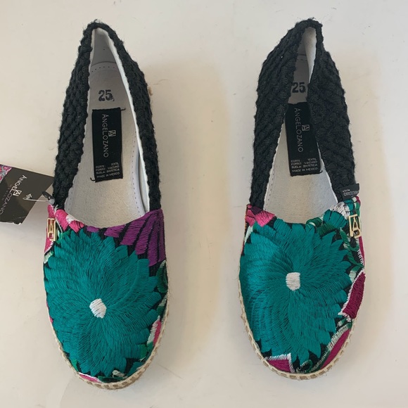 Angel Lozano | Shoes | Angel Lozano Embroidered Slipon Shoes Sz 8 Nwt ...